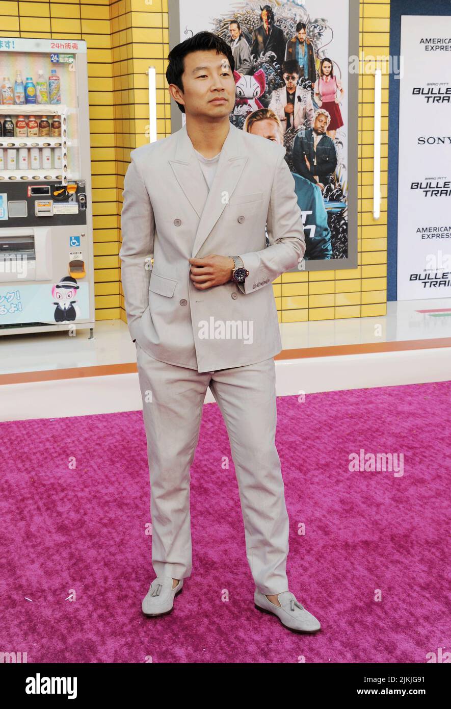 LOS ANGELES, CA - AUGUST 01: Simu Liu attends the Los Angeles premiere ...