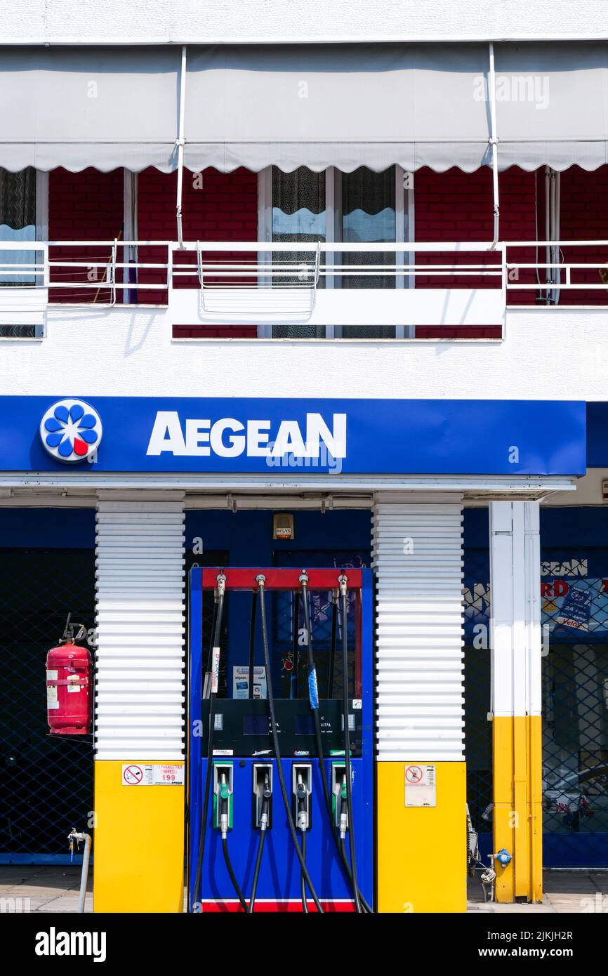 Aegean gas station hi-res stock photography and images - Alamy