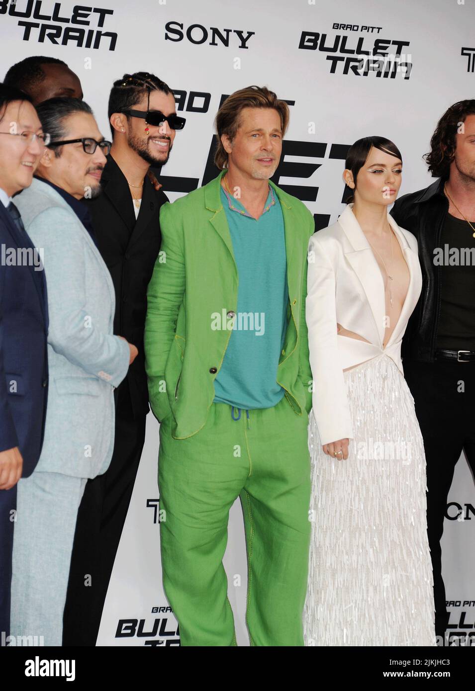 LOS ANGELES, CA - AUGUST 01: Brad Pitt, Joey King attends the Los ...
