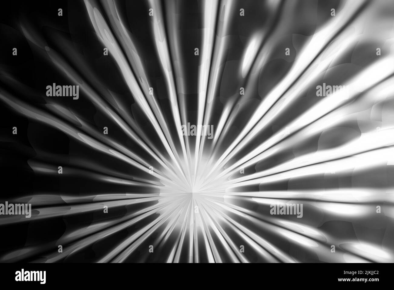 Stylized illustration of a star explosion or abstract image of the sun ...