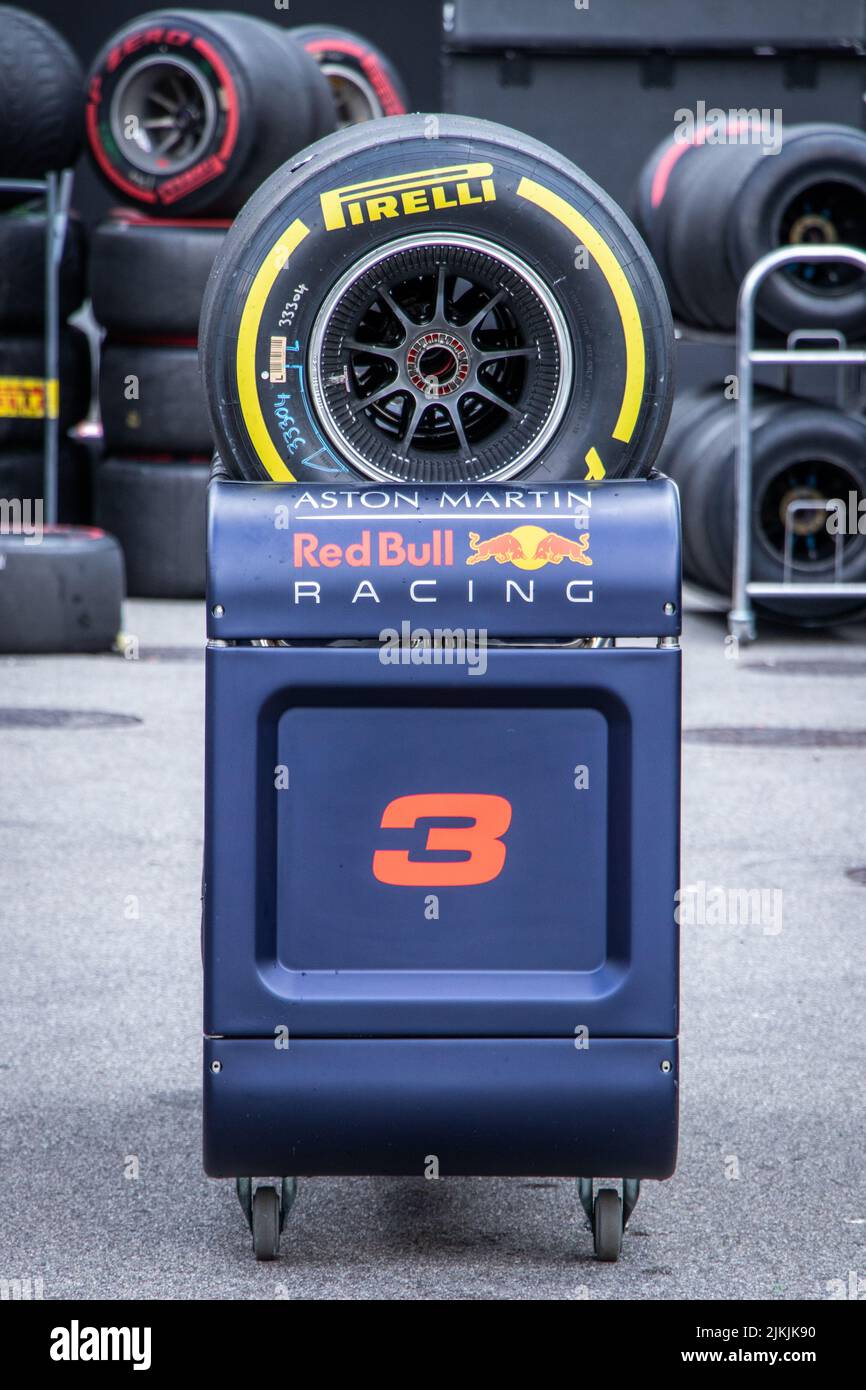 2018, Milan, Italy: Formula 1, Italian Grand Prix, Red Bull Racing at ...