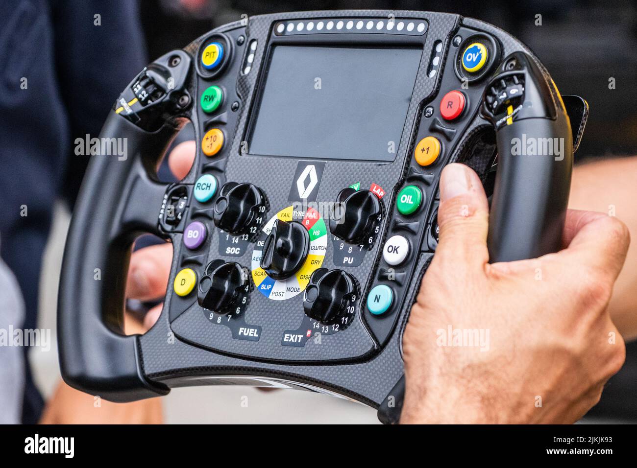 Formula 1 steering wheel hi-res stock photography and images - Alamy
