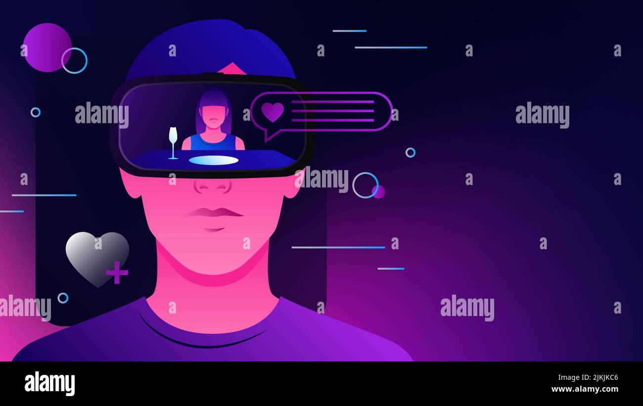 Love in the metaverse hi-res stock photography and images - Alamy