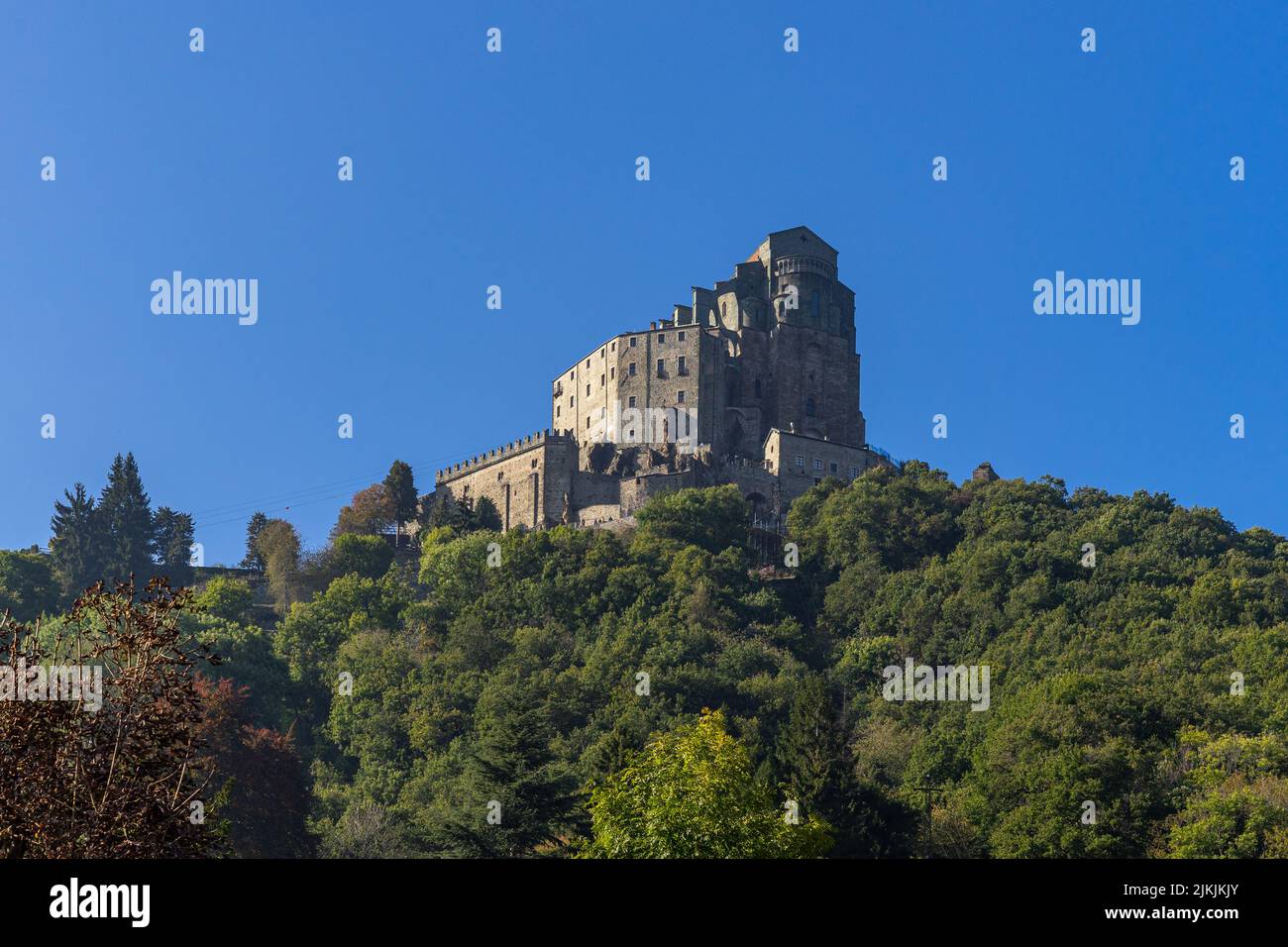A view from Sacra di San Michele, Piedmont region, Italy, Europe Stock ...