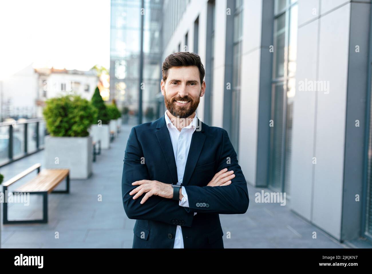 Attractive urban male boss hi-res stock photography and images - Alamy