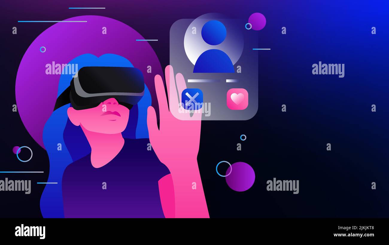 Love in the metaverse hi-res stock photography and images - Alamy