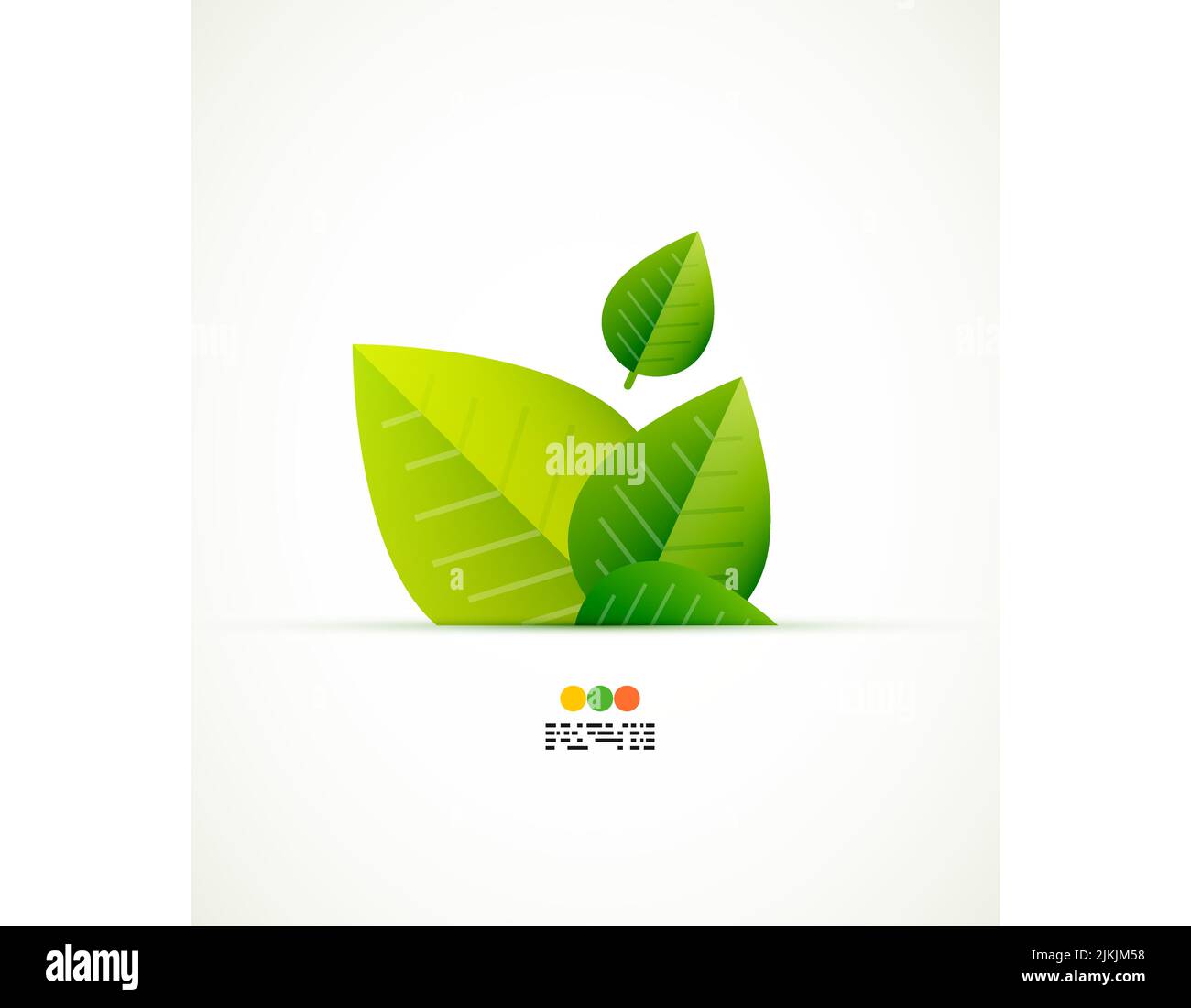 Green leaf vector concept design Stock Vector Image & Art - Alamy