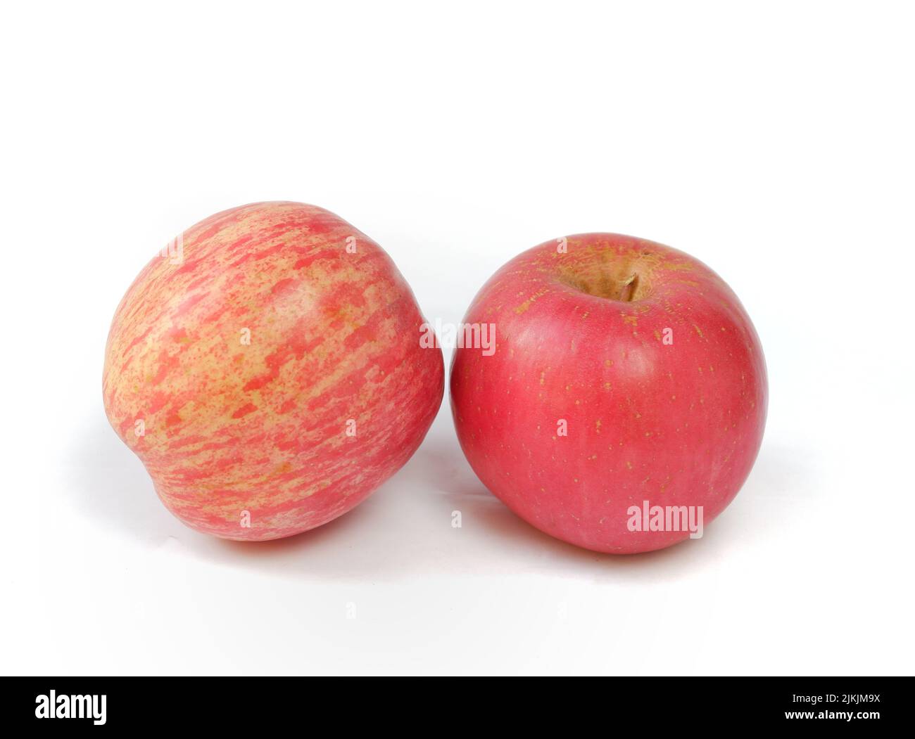 Fresh fuji apple isolated on a white background Stock Photo - Alamy