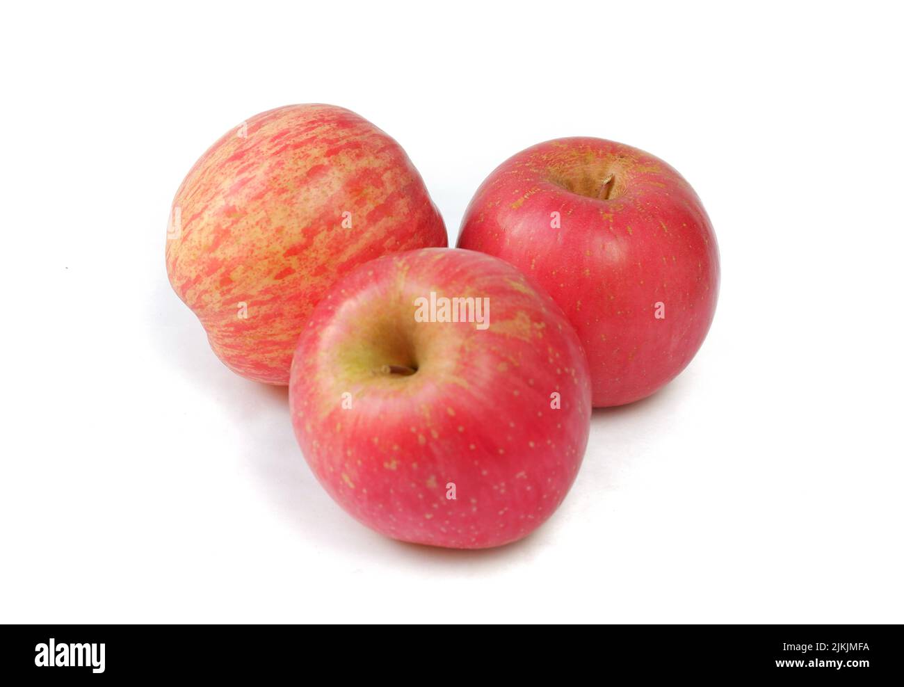 Fresh fuji apple isolated on a white background Stock Photo - Alamy
