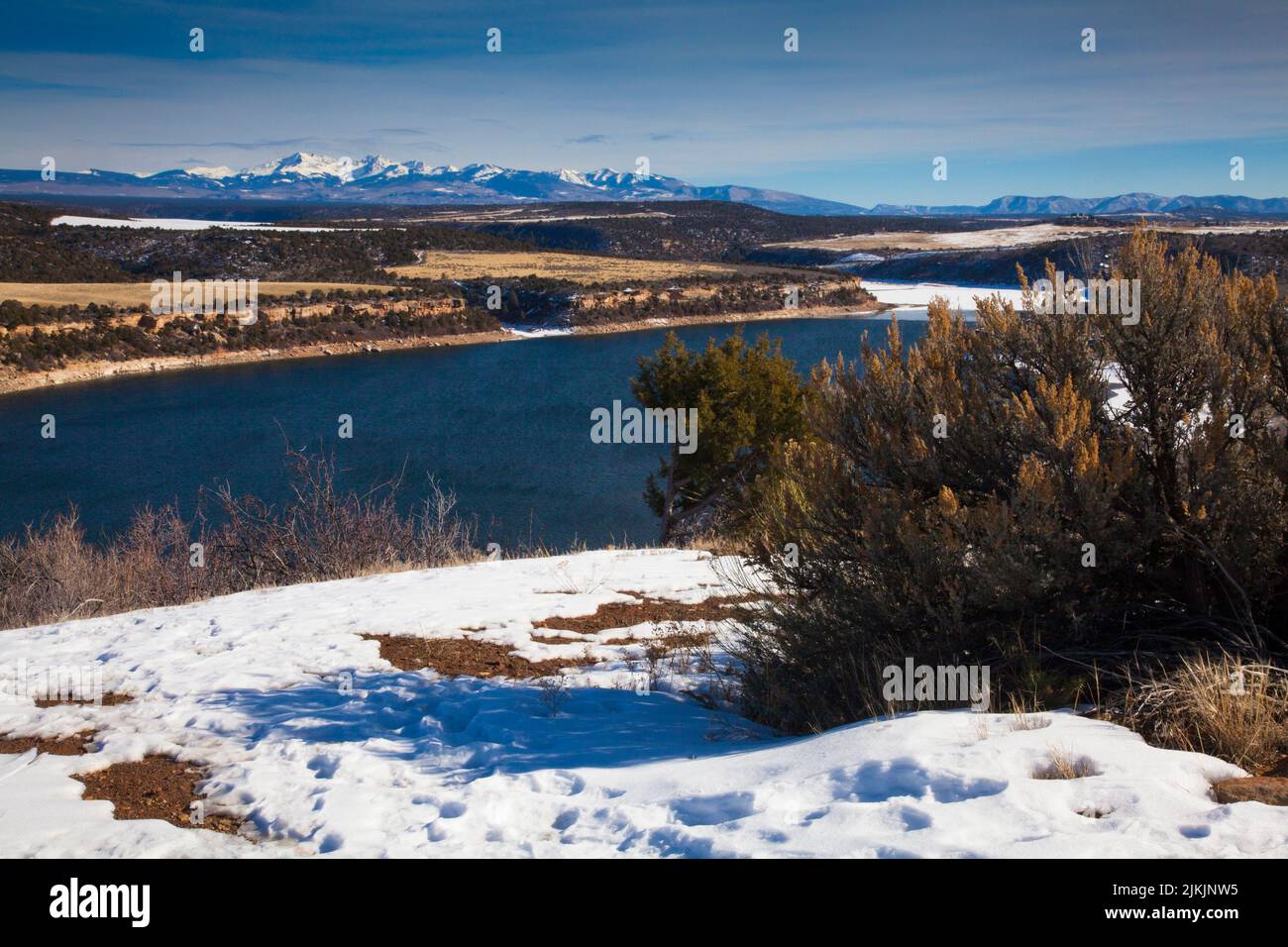 McPhee Reservoir is situated below the Escalante Ruins near the Four ...