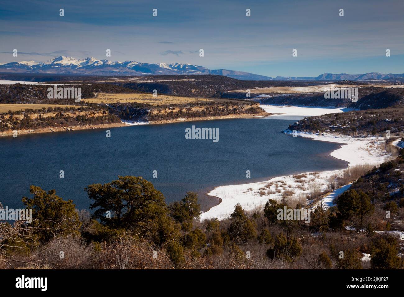 McPhee Reservoir is situated below the Escalante Ruins near the Four ...