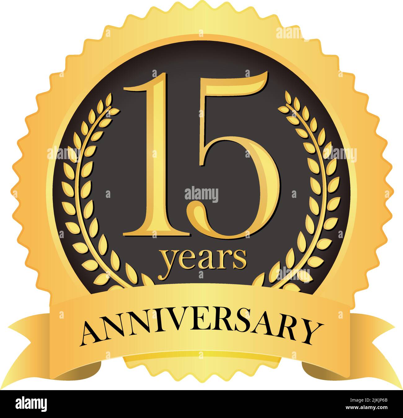 15th anniversary Stock Vector Images - Alamy
