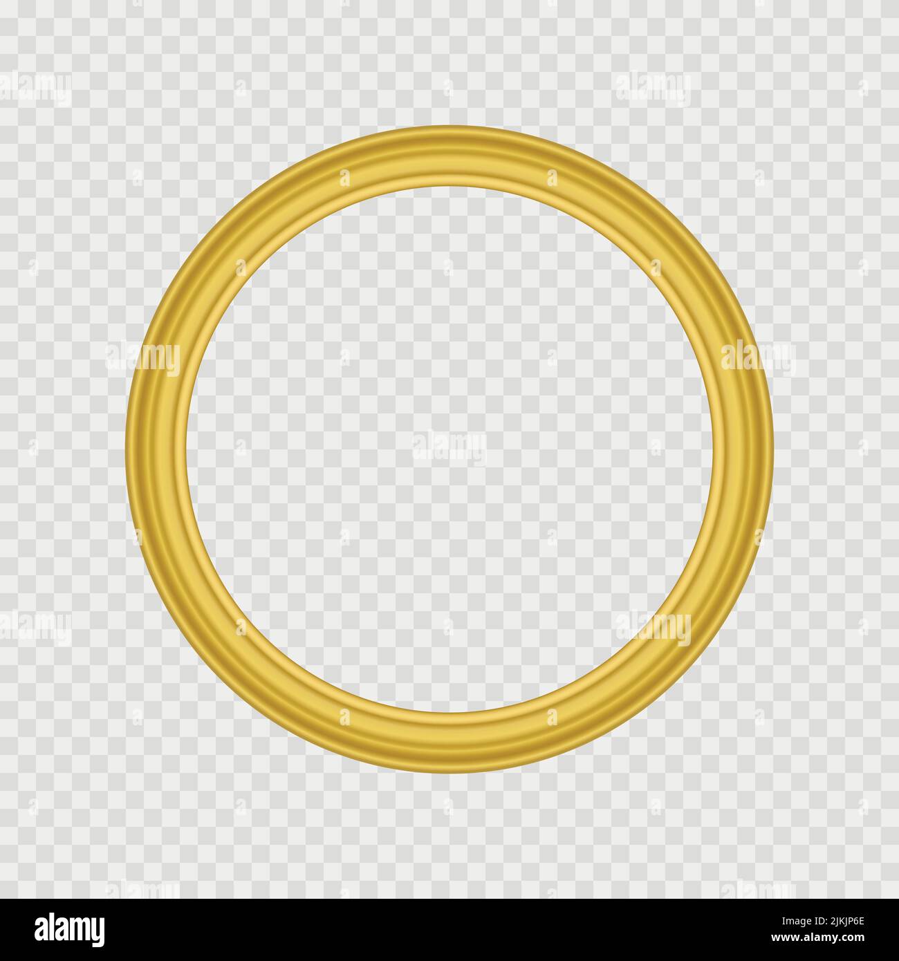 Round golden vintage textured wooden frame for your design. Vintage ...