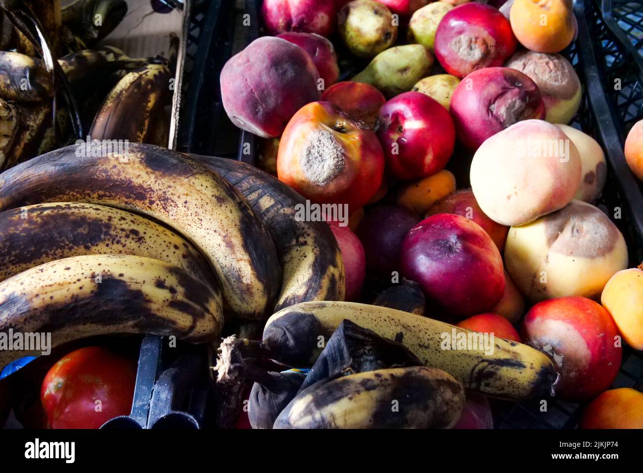 Damaged fruits, Kapani Market, Thessaloniki, Macedonia, North-Eastern ...
