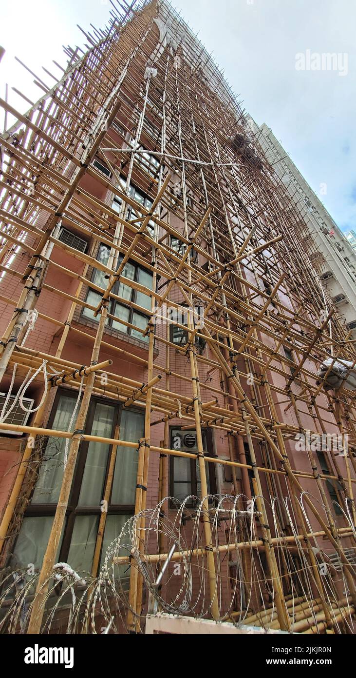 Hong kong building texture hi-res stock photography and images - Alamy