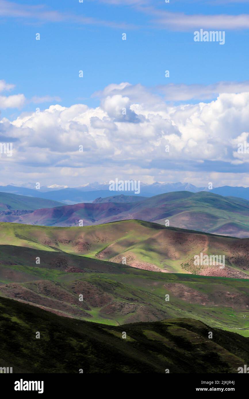 Vertical shot grassland mountains hi-res stock photography and images ...