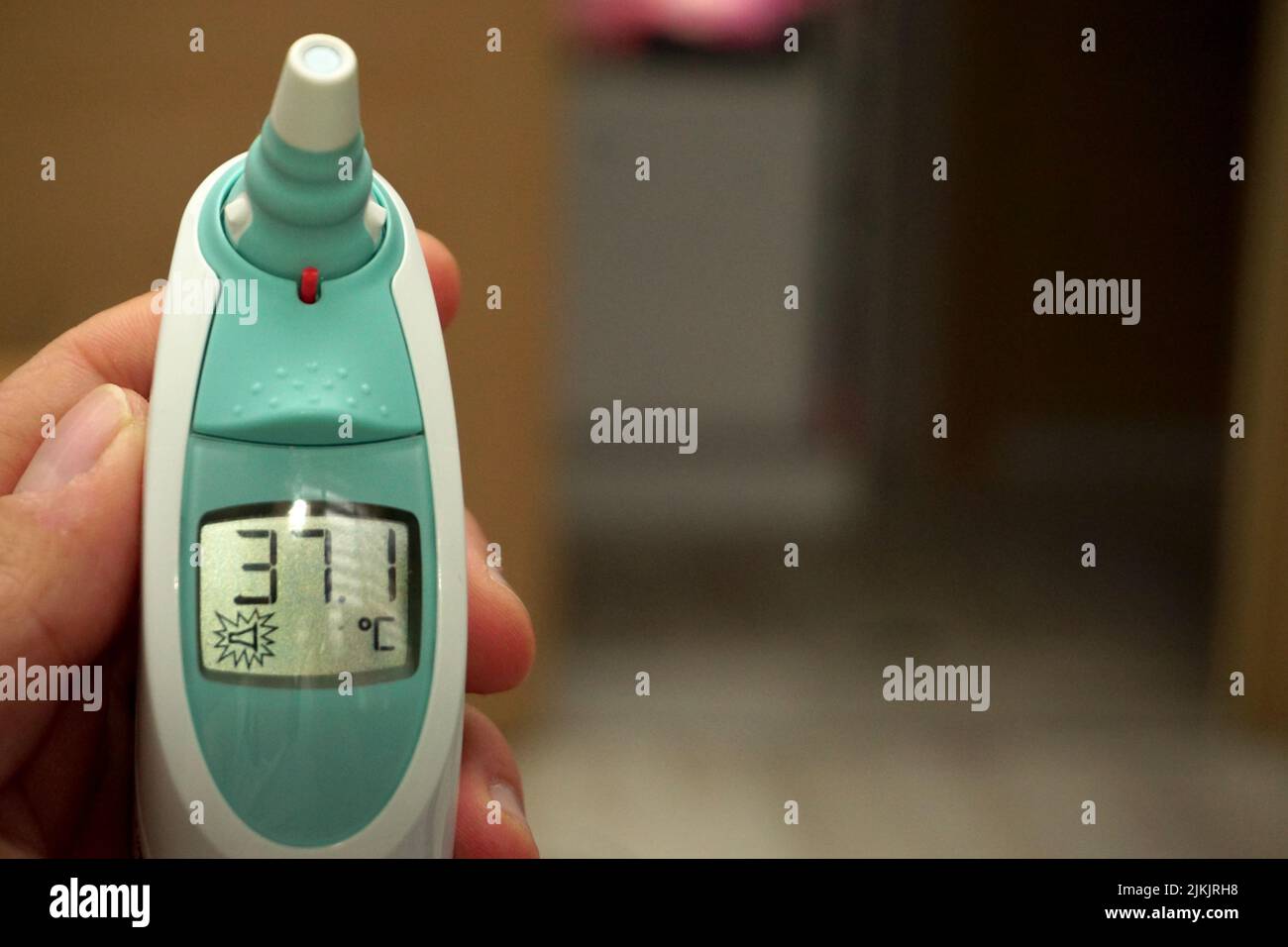 Body thermometer device close up view Stock Photo - Alamy