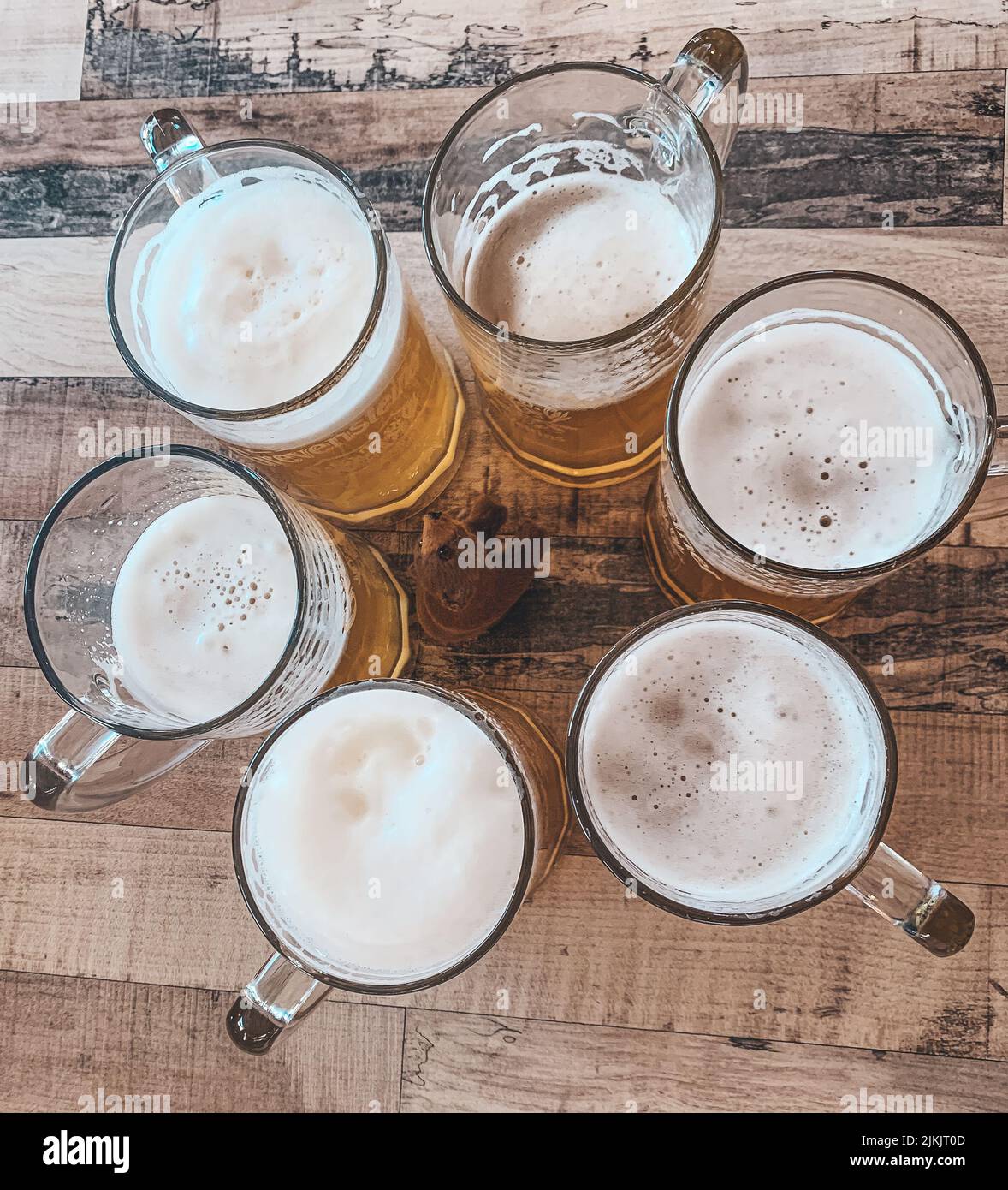 Beer top view hi-res stock photography and images - Alamy