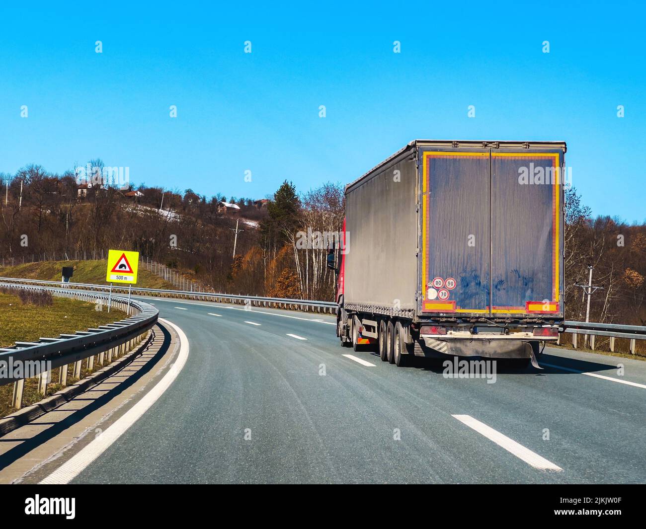 Cargo road transport hi-res stock photography and images - Alamy