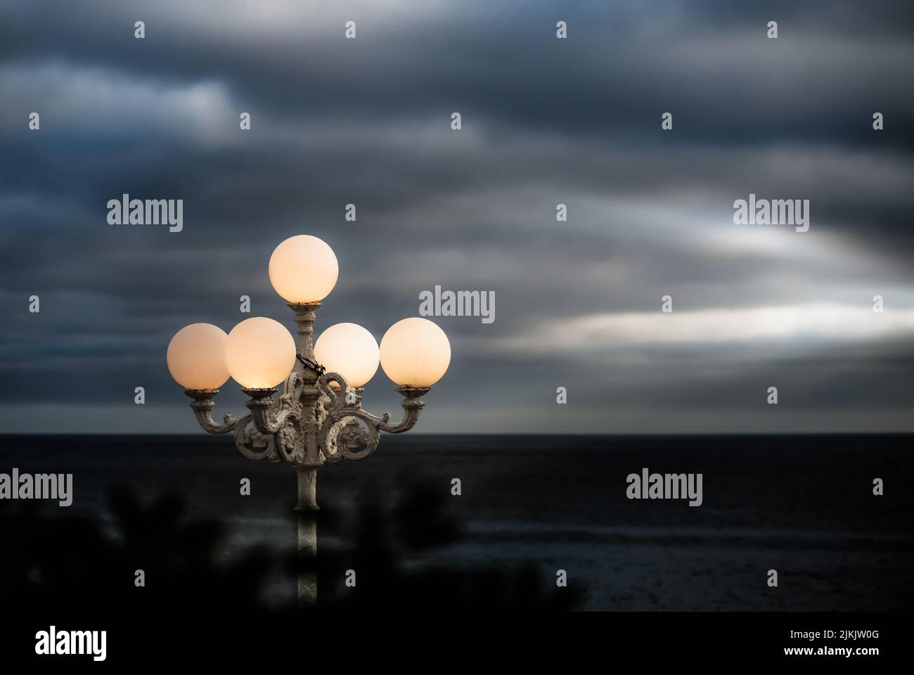 Street Light At Night Background