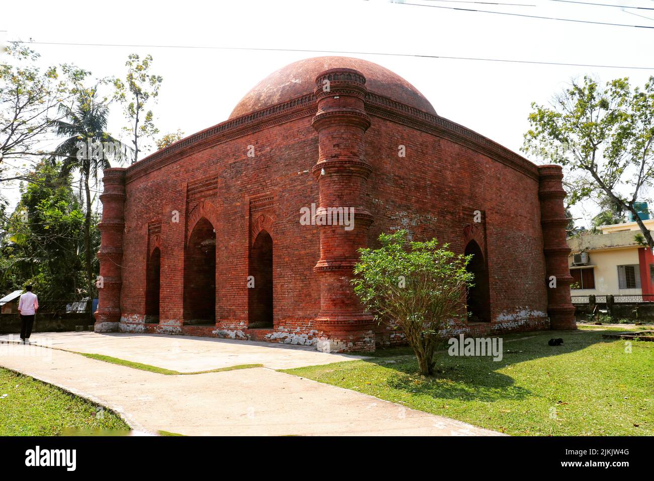 The Nine Dome Mosque in Bagerhat, Bangladesh Stock Photo - Alamy