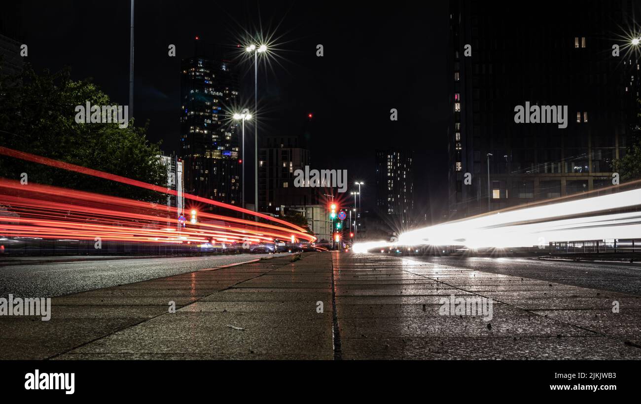 Long exposure city street night hi-res stock photography and images - Alamy