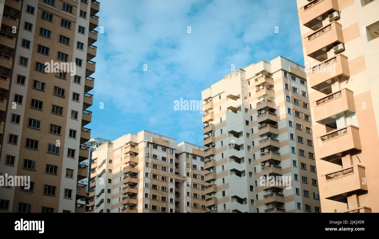 Multistory apartment building balconies hi-res stock photography and ...