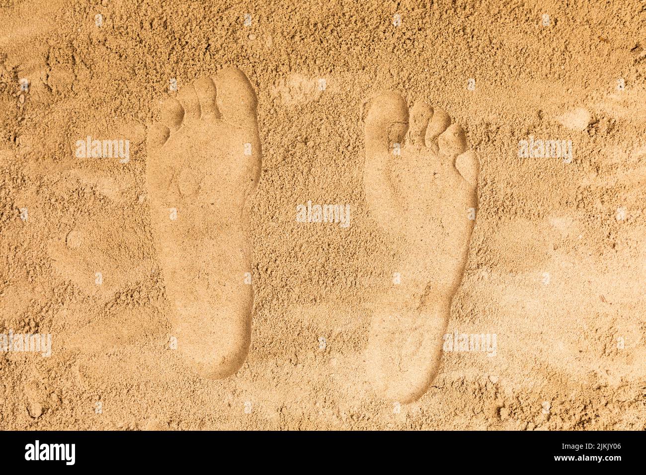 Foot mark in the sand hi-res stock photography and images - Alamy