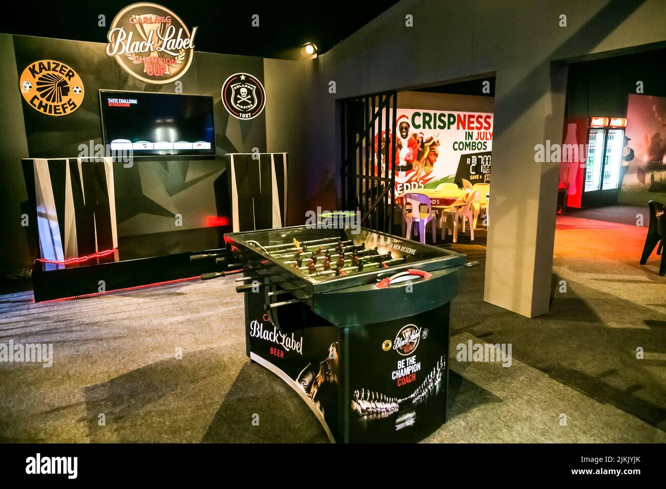 A soccer table in Alcohol Bar and tavern in Cape Town, South Africa ...