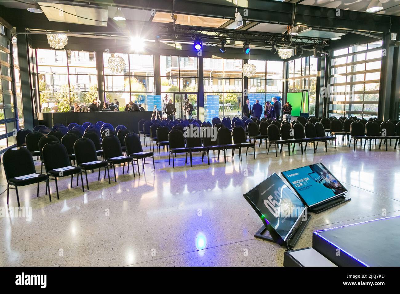 An interior of conference event venue in Johannesburg, South Africa ...