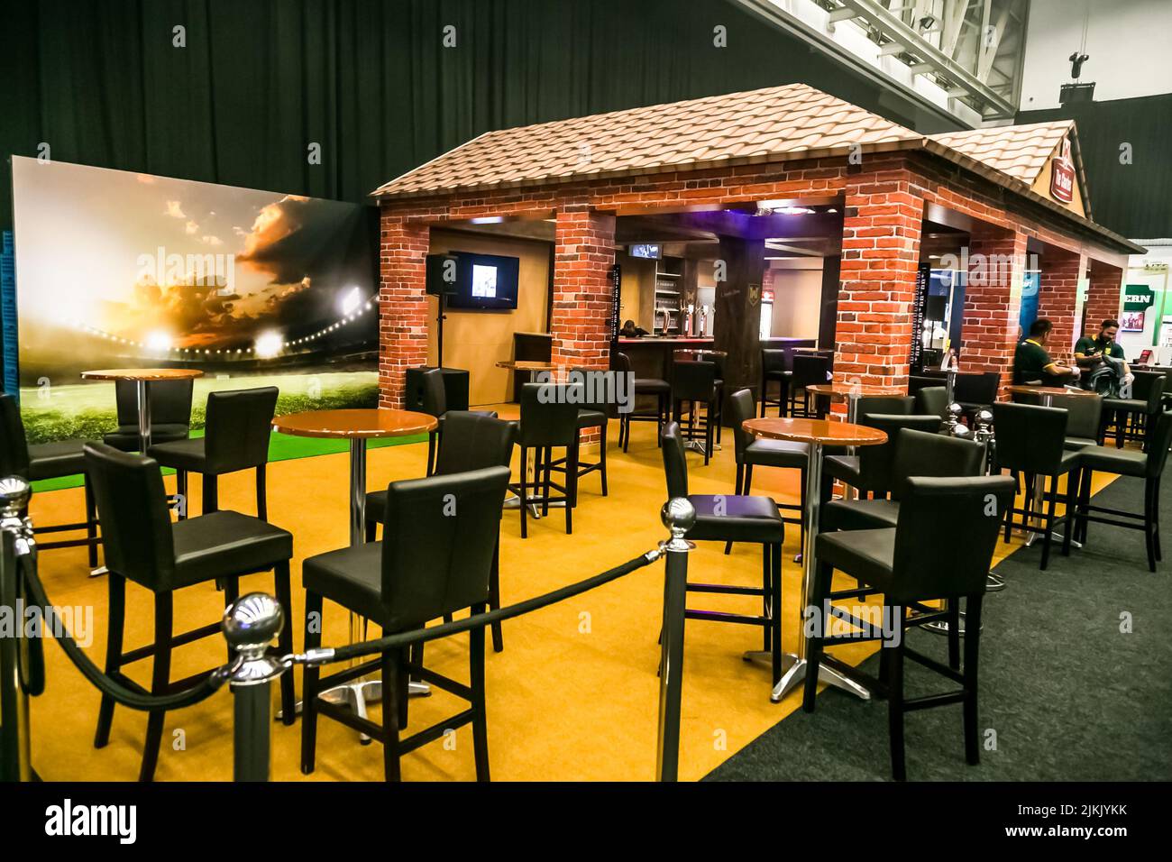 An interior of Alcohol Bar and Tavern in Cape Town, South Africa Stock ...