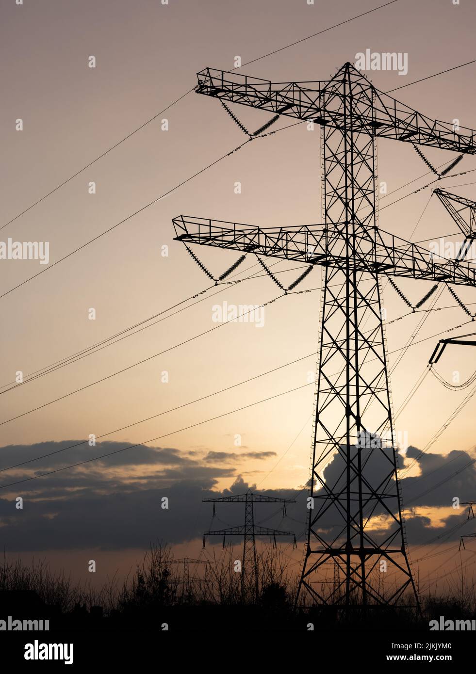 Power_lines hi-res stock photography and images - Alamy