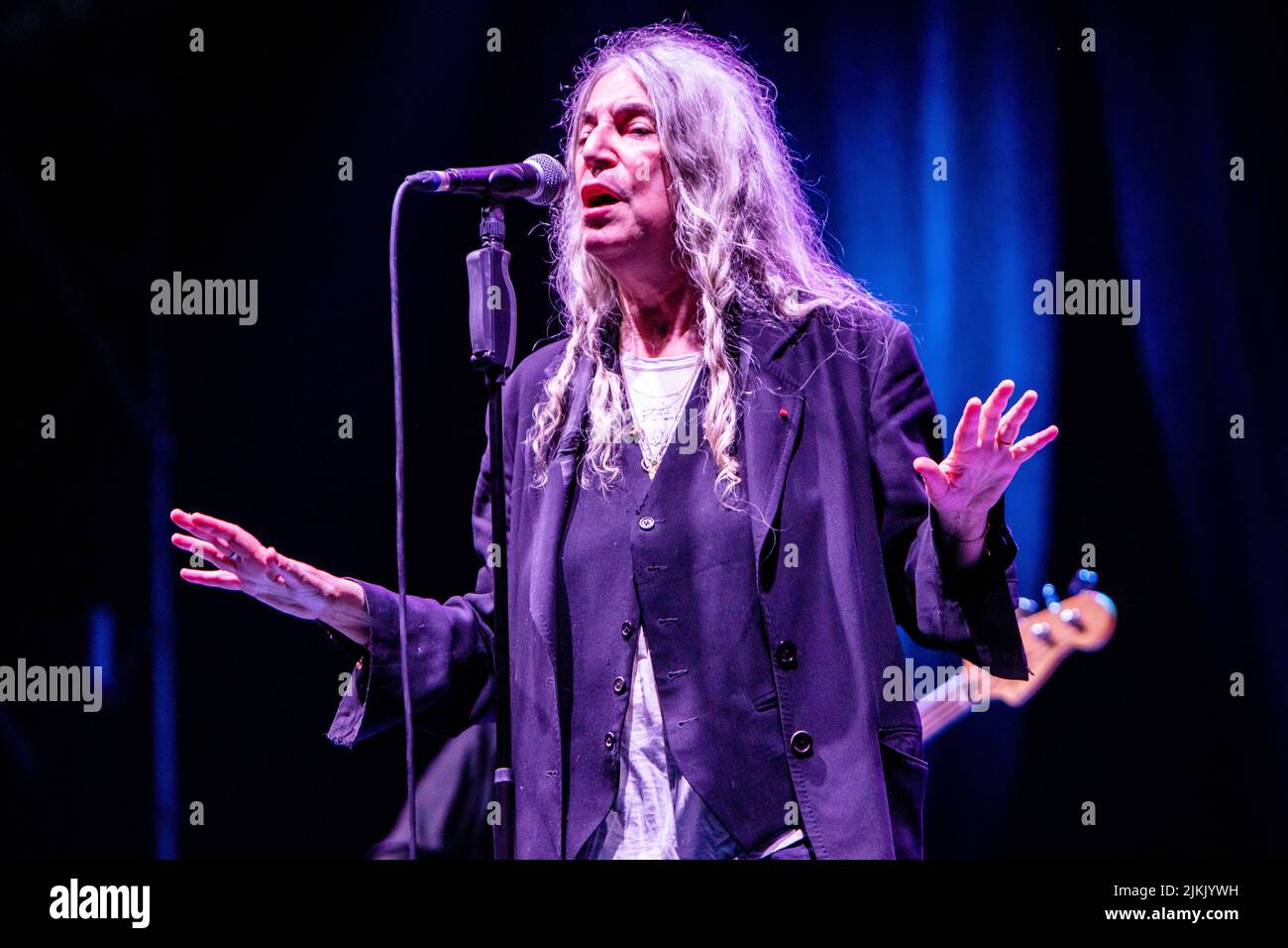Milan Italy. 01 August 2022. The American singer-songwriter PATTI SMITH ...