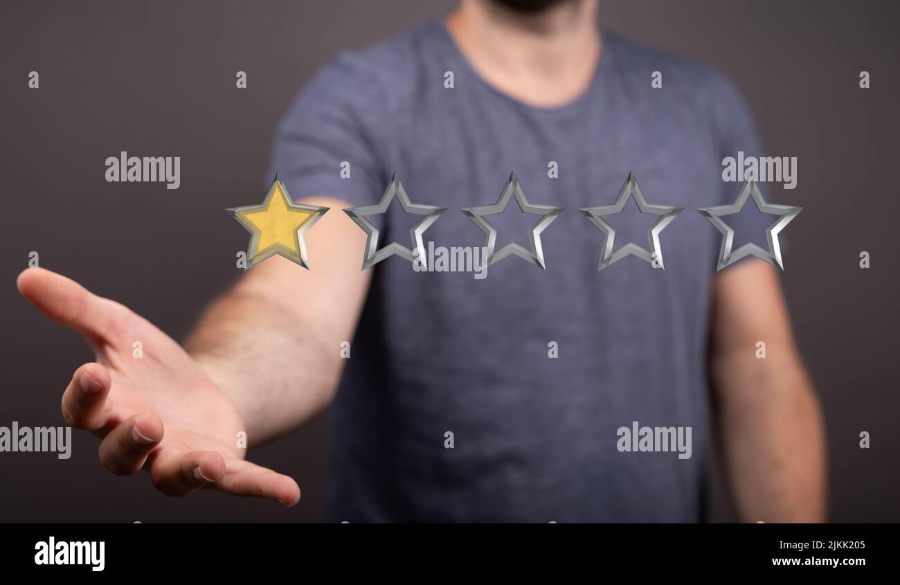 Star rating scale hi-res stock photography and images - Alamy