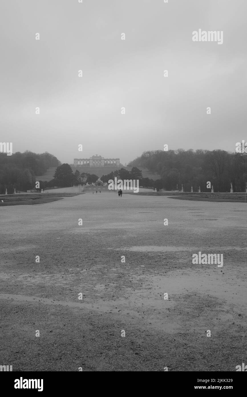 Beautiful view garden palace Black and White Stock Photos & Images - Alamy