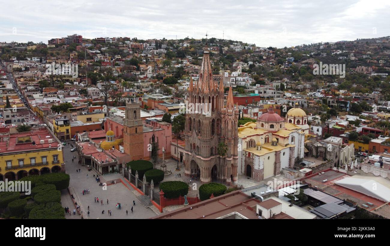 Mexico guanajuato view over hi-res stock photography and images - Alamy