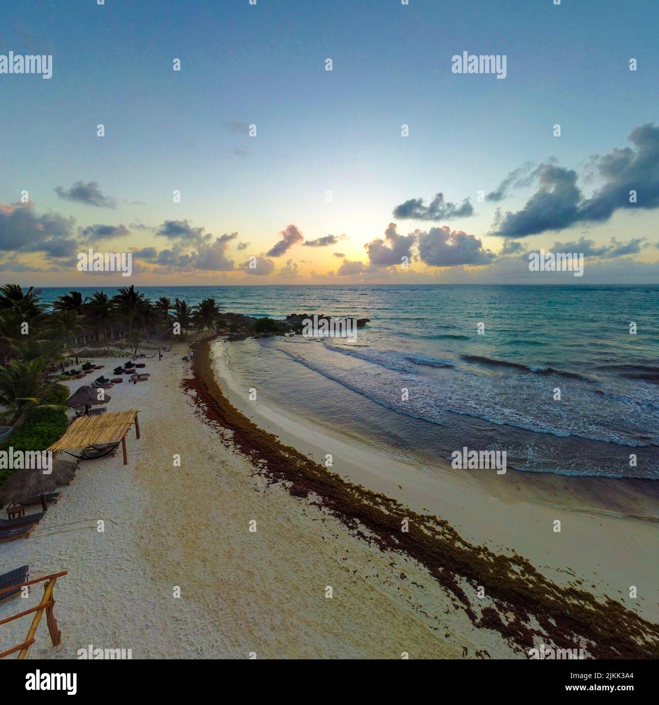 Tulum beach resort hi-res stock photography and images - Alamy