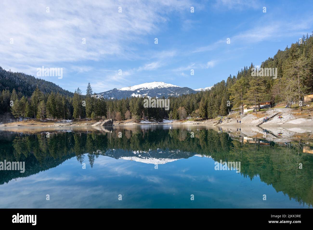 Caumasee lake near flims hi-res stock photography and images - Alamy