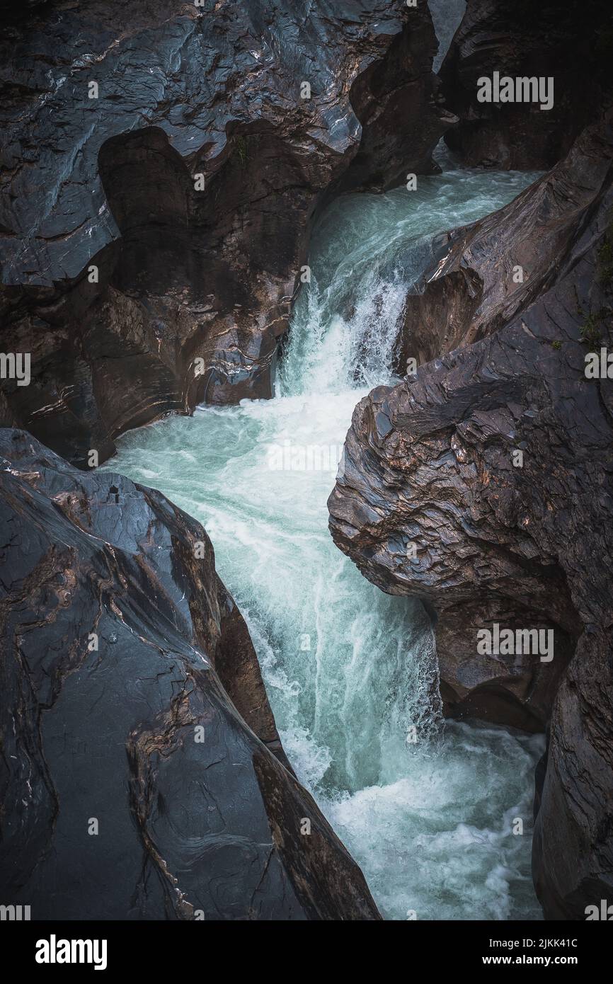 Water running down a mountain hi-res stock photography and images - Alamy