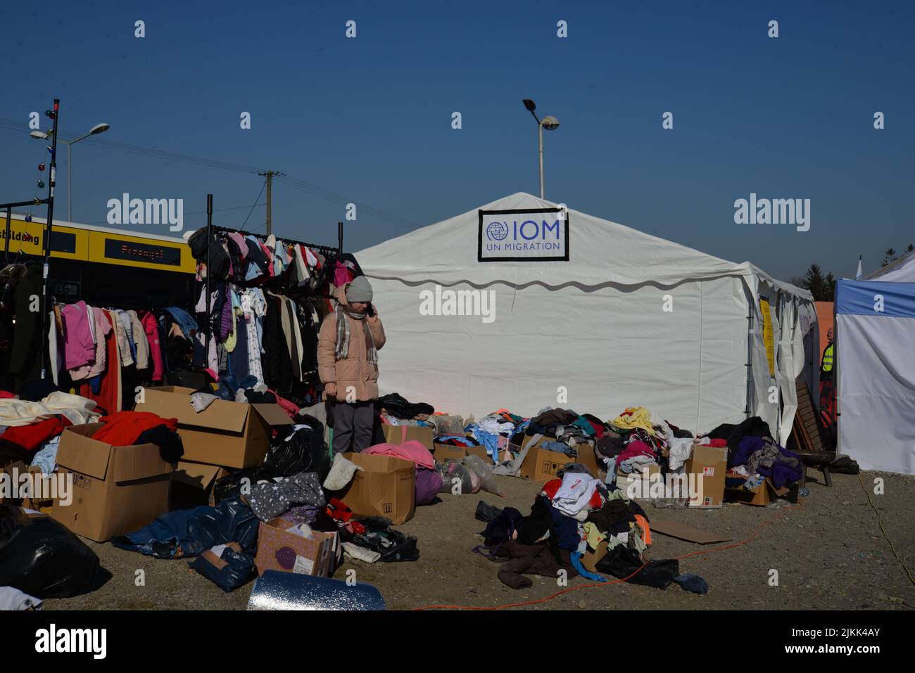 Humanitarian aid boxes hi-res stock photography and images - Alamy