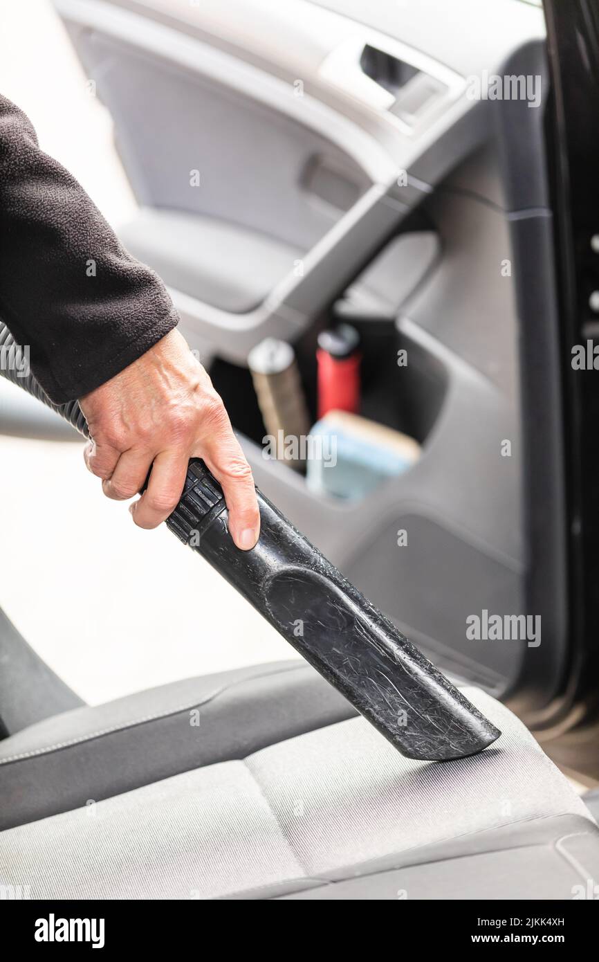 car cleaning with a sucker Stock Photo - Alamy