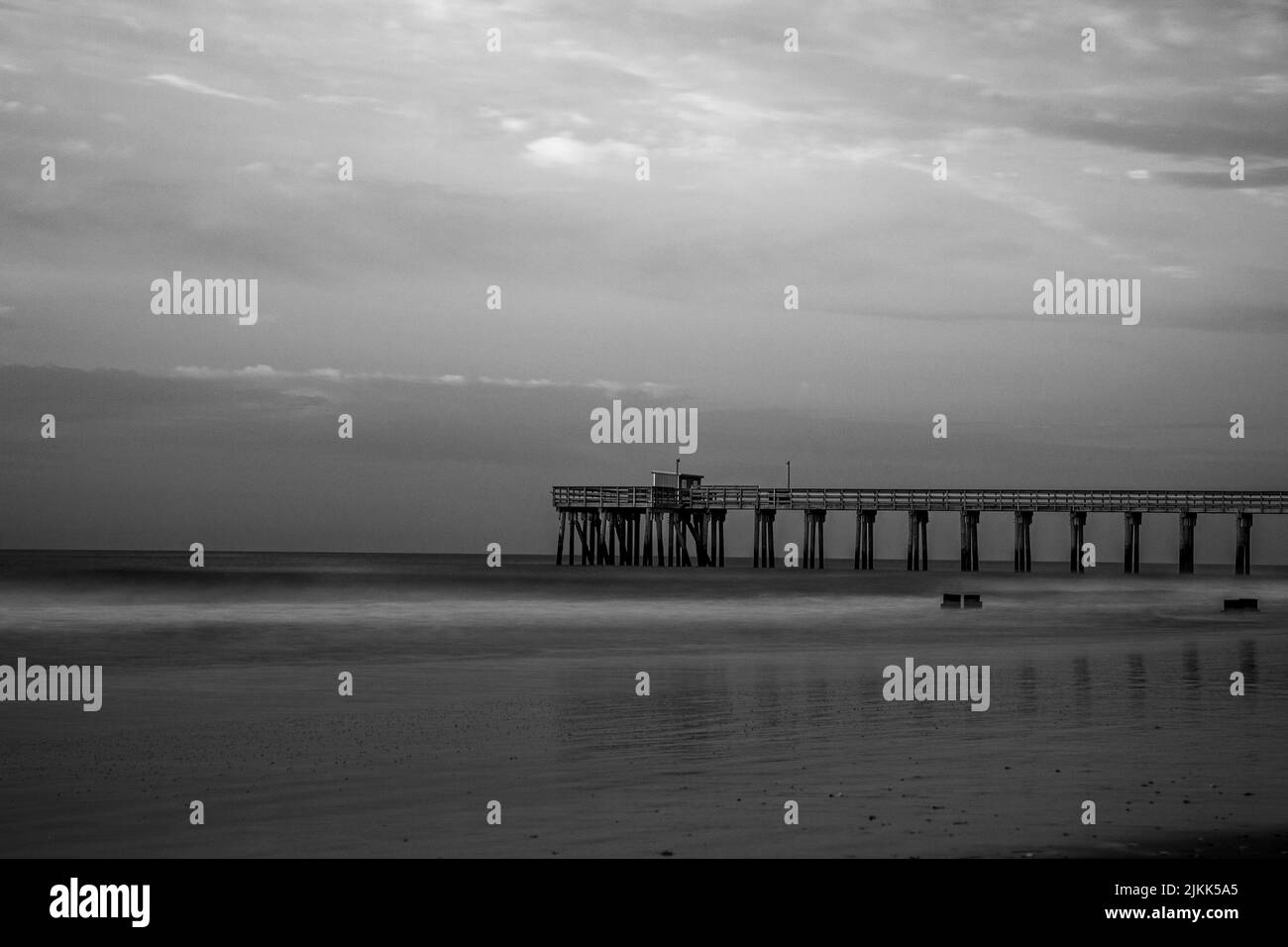 Beautiful view beach shore Black and White Stock Photos & Images - Alamy