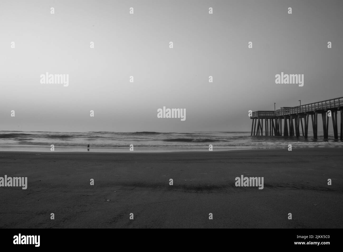 Beautiful view beach shore Black and White Stock Photos & Images - Alamy