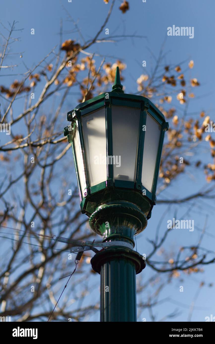 Old light post hi-res stock photography and images - Alamy