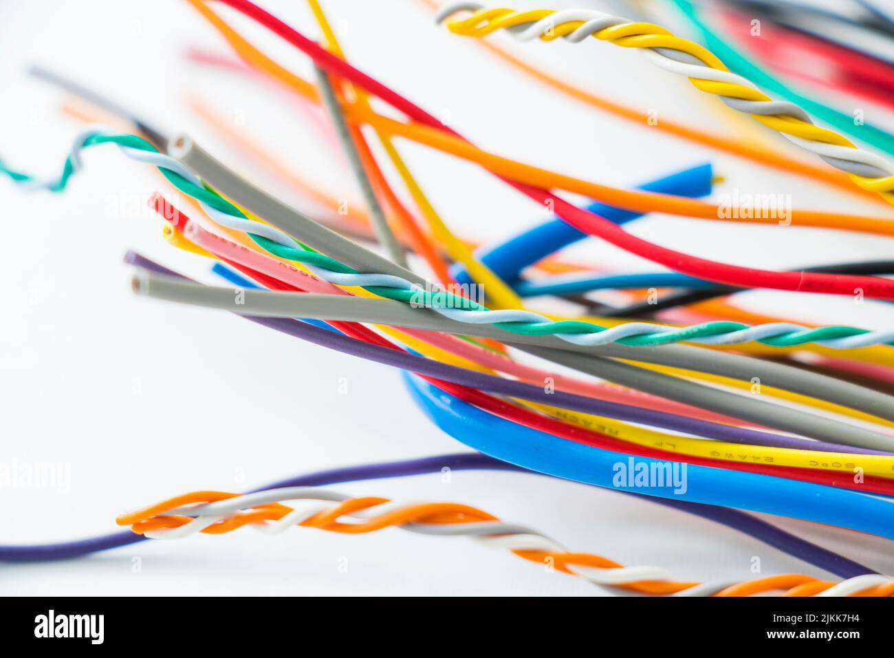 Spiral electrical cables hi-res stock photography and images - Alamy