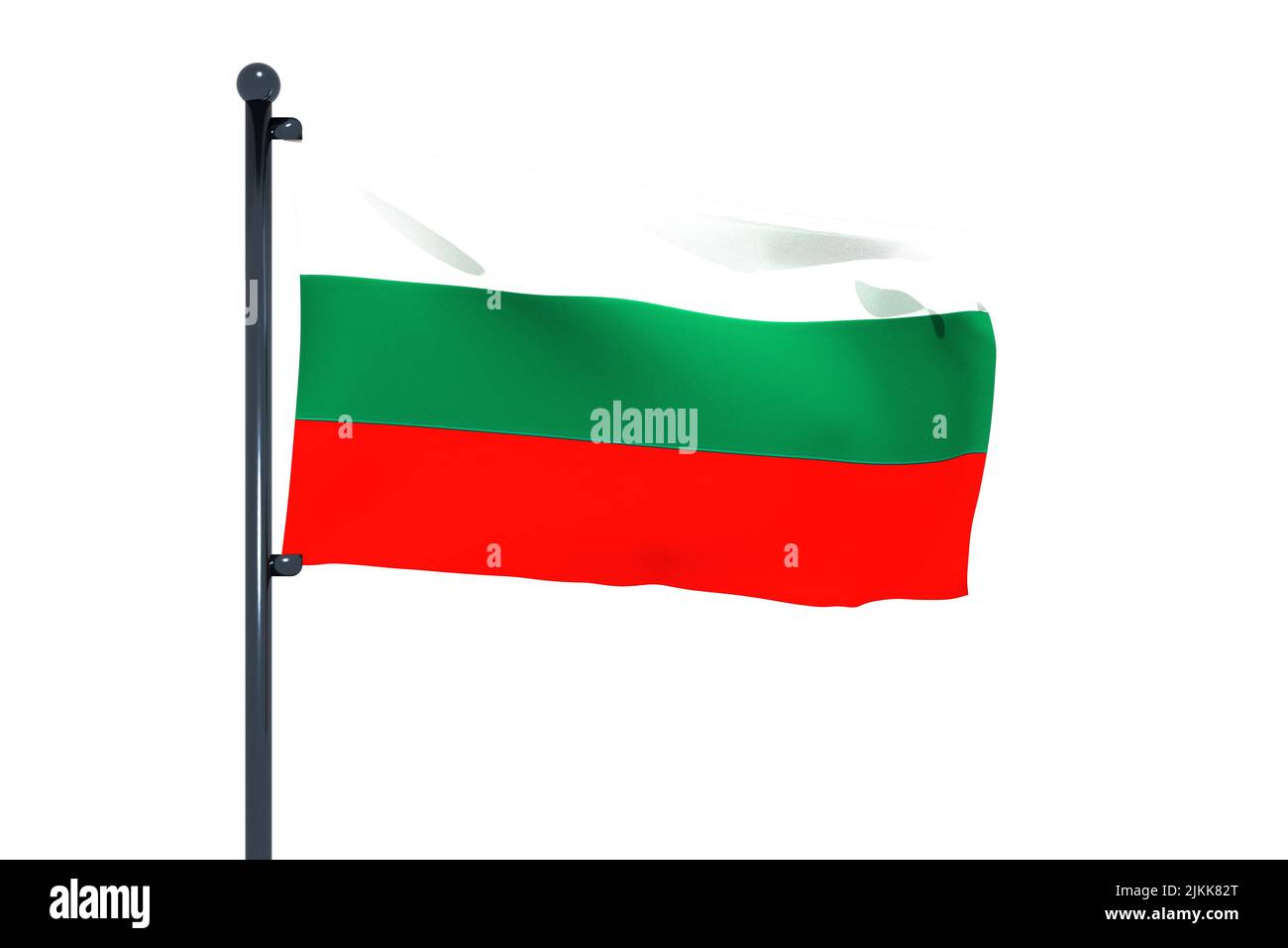 Bulgaria flag waving alpha channel hi-res stock photography and images ...