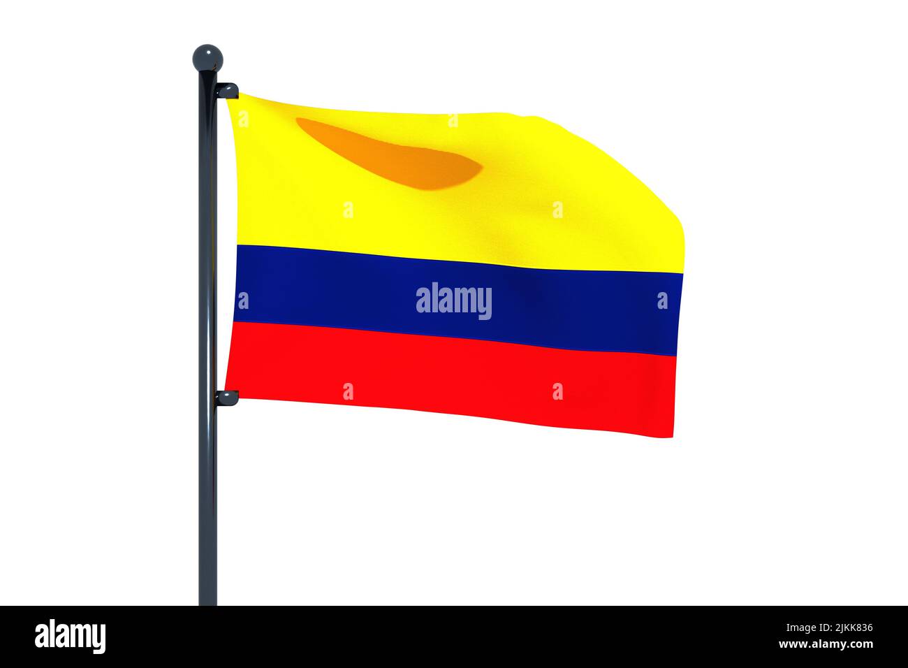 Colombia flag waving alpha channel hi-res stock photography and images ...