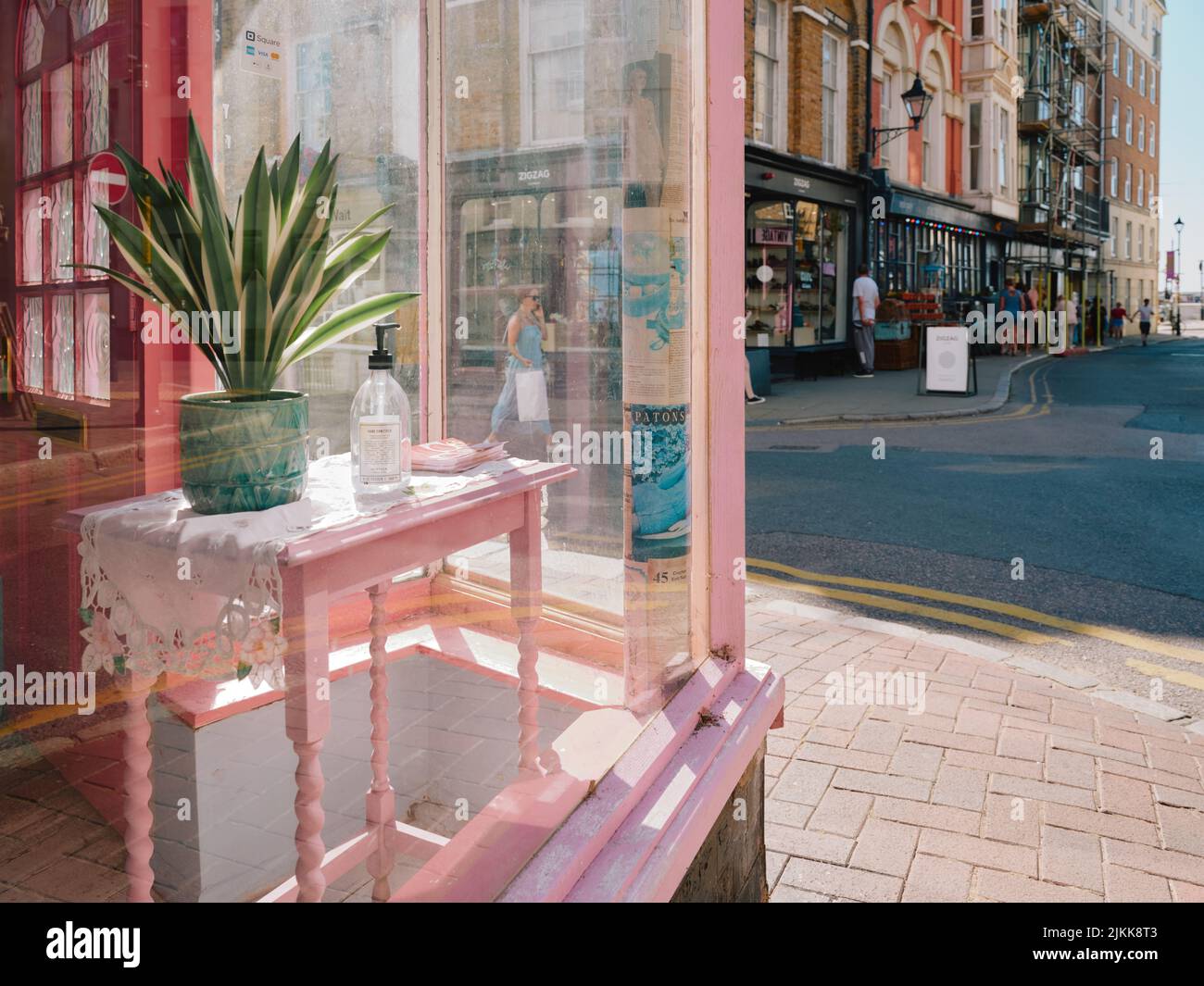 Margate shops in the old town Margate Kent England UK - vintage shops ...