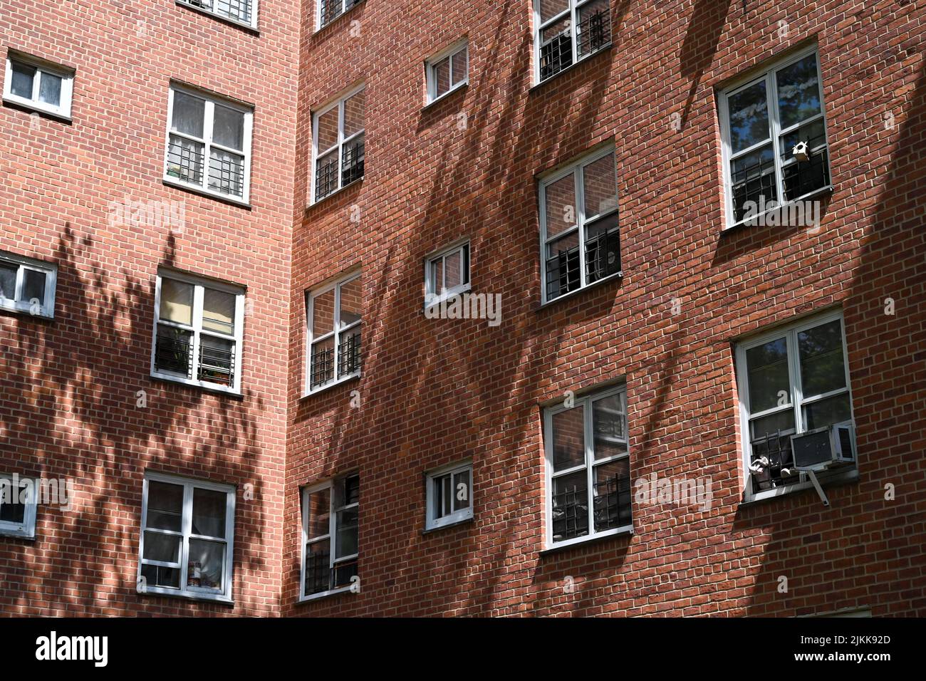 The NYCHA Woodside Houses in the Woodside neighborhood of Queens, New ...