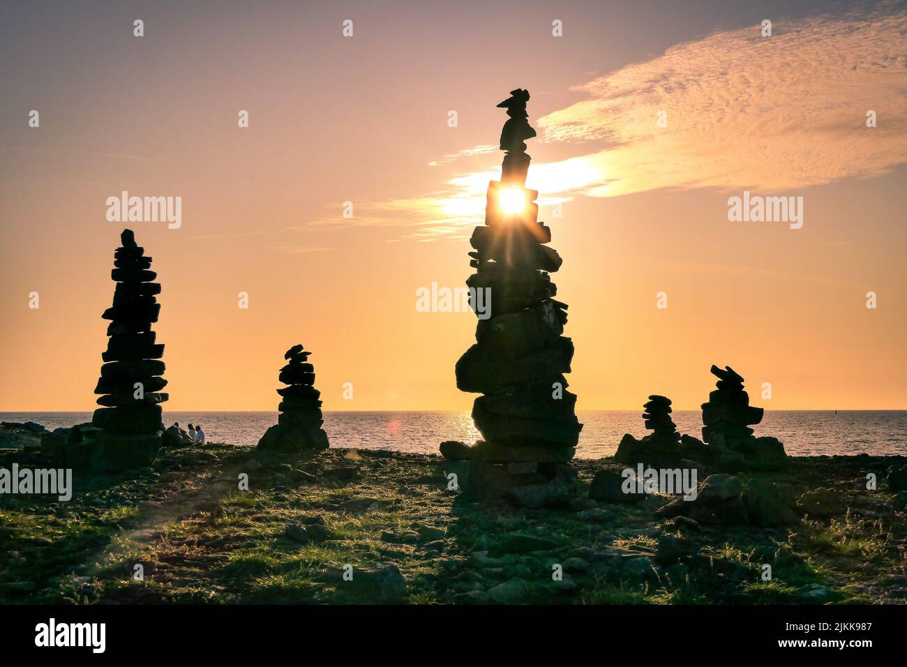A beautiful view of Kingdom of Sweden with sunlight Stock Photo - Alamy